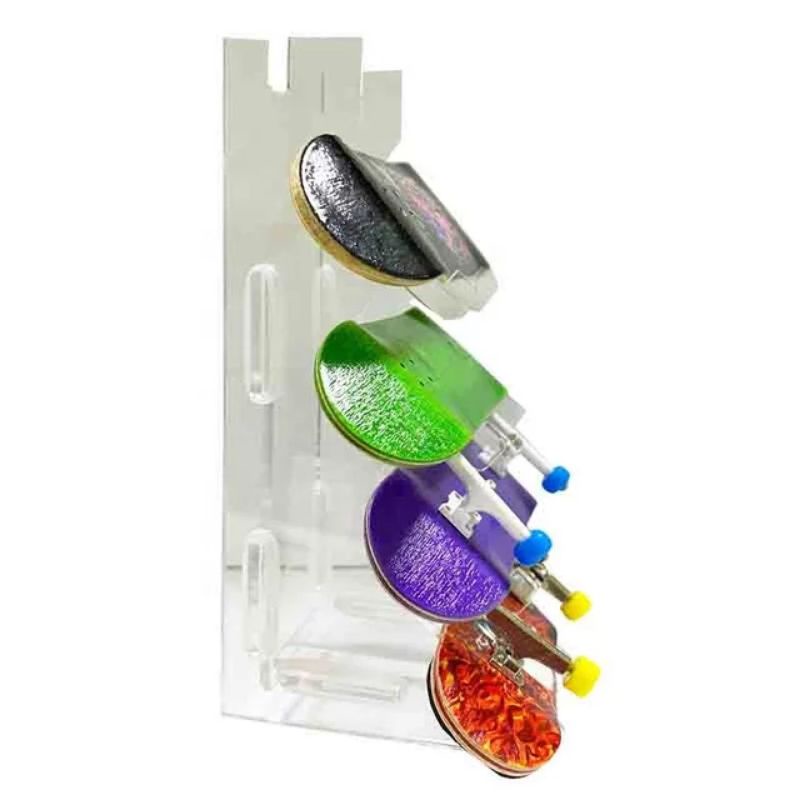 Fingerboard display rack. Acrylic. mini skateboard hanger. toy ...