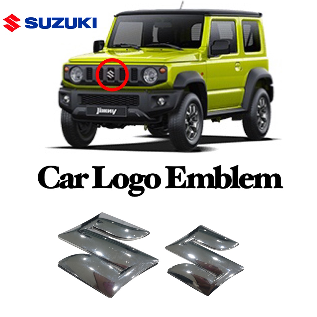 OSCPA Suzuki 3D Logo Front Rear Trunk Emblem Sticker Badge (GOOD ...