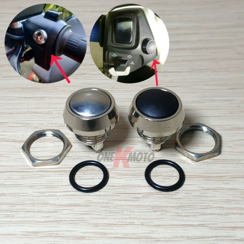 Passing light momentary switch 12mm, stainless | Shopee Philippines