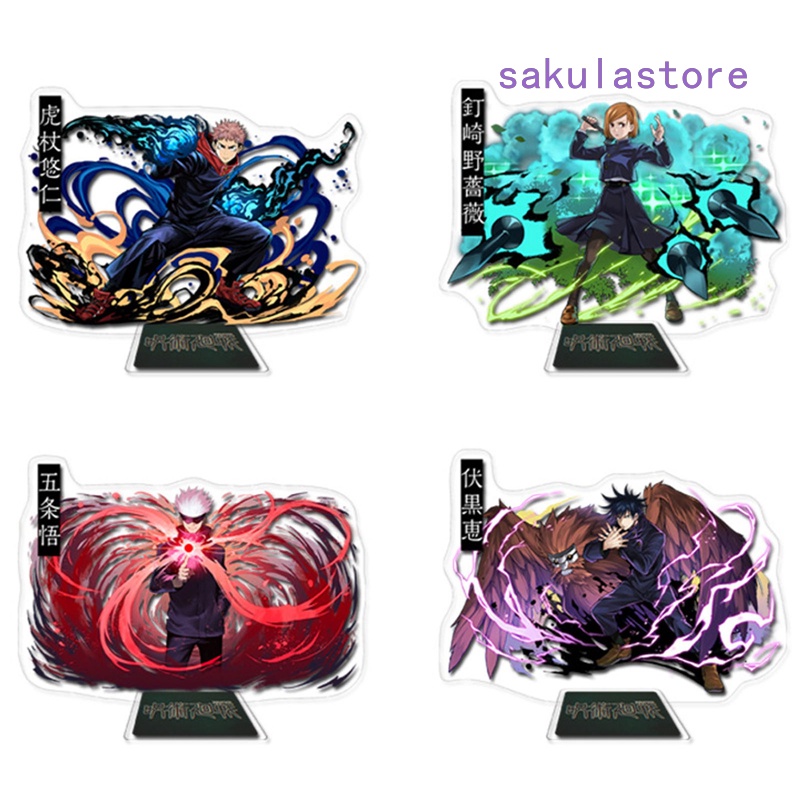Anime Jujutsu Kaisen Figures Desk Plate Models Acrylic Stand Model Toys ...