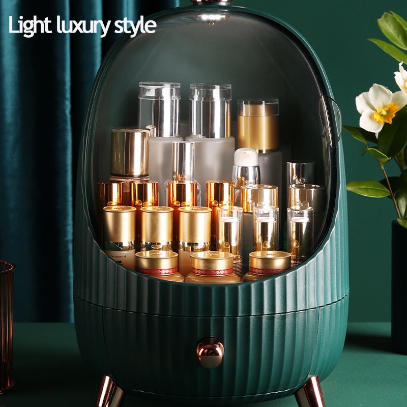 Penguin type bedroom desktop with light led cosmetics lipstick mask ...