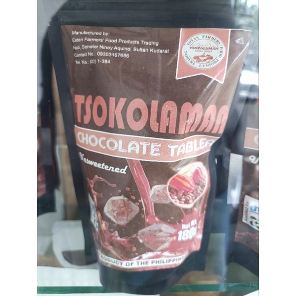 TSOKOLAMAN chocolate tablea 180g | Shopee Philippines