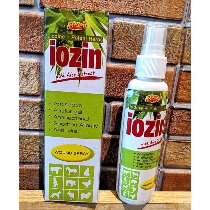 Iozin Wound Spray 120mL for Animals | Shopee Philippines