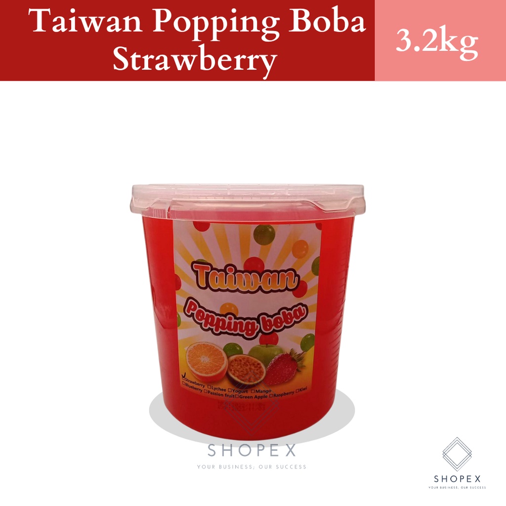Popping Boba No brand 3.2kg / Popping Boba / Milk tea Sinkers / Boba ...