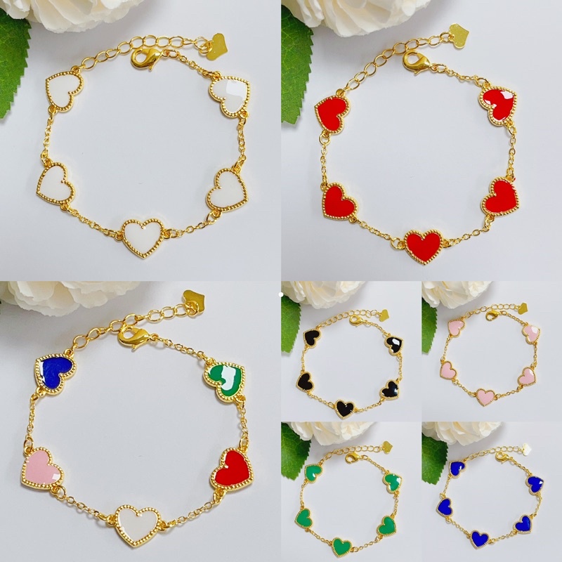 fashion jewelry Bangkok god plated 24k gold bracelet for women | Shopee ...