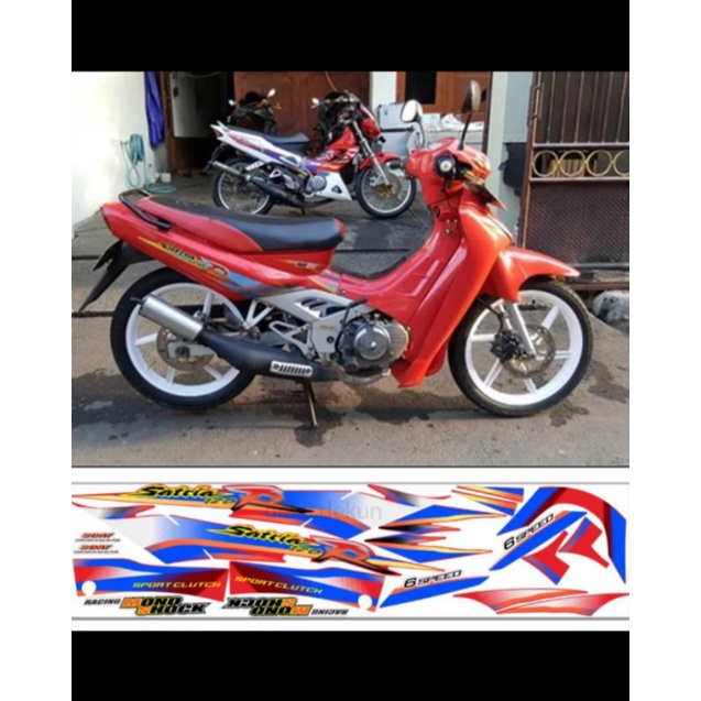 MERAH 1999 Red Raider 2-stroke Striping/Red Raider 2-stroke Sticker ...