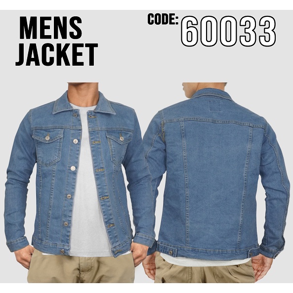 MEN'S DENIM JACKET AVAILABLE IN 7 COLORS | Shopee Philippines