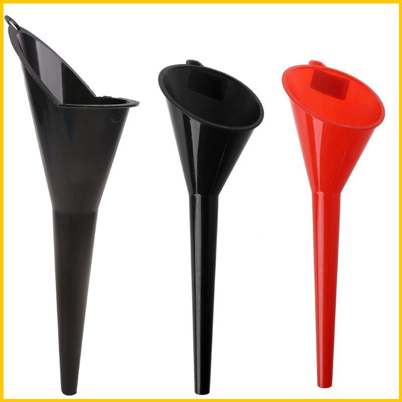 SEL Multipurpose Long Stem Plastic Funnel for Cars Gas Tanks Engine Oil ...
