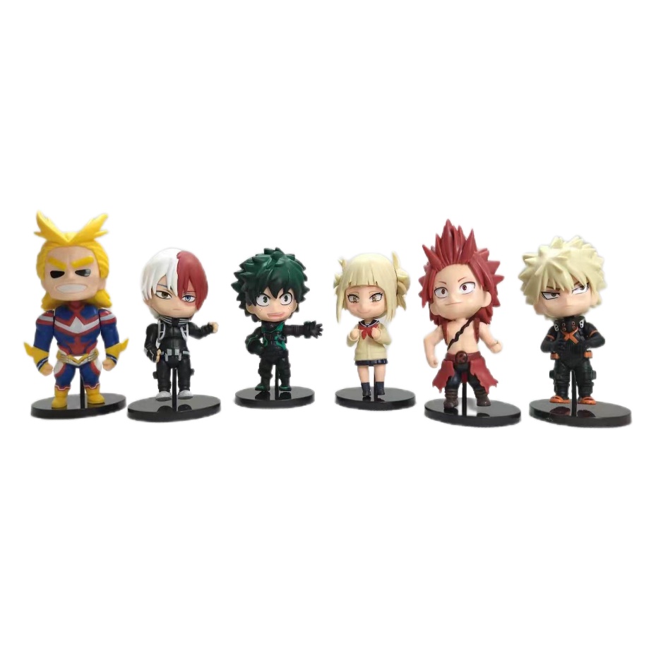 FIGURE SET MY HERO ACADEMIA SET B 6IN1 FSMHA602 (13CM) | Shopee Philippines