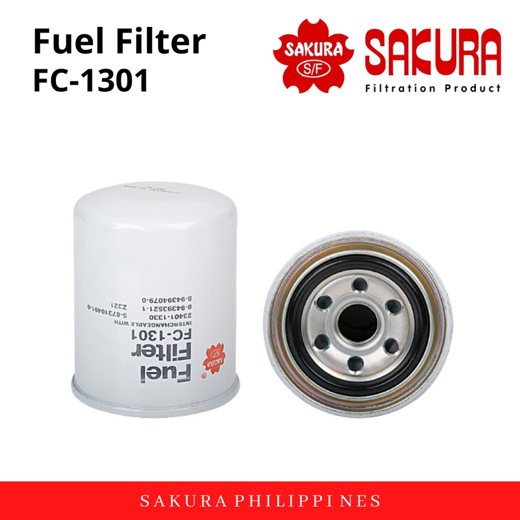 Sakura Fuel Filter FC-1301 for Isuzu Trooper, Elf 4HF1/6HE1 | Shopee ...