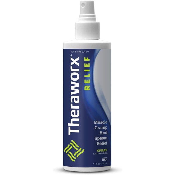 Theraworx Relief Muscle Cramp And Spasm Relief Spray 7.1 Fl Oz (210ml ...