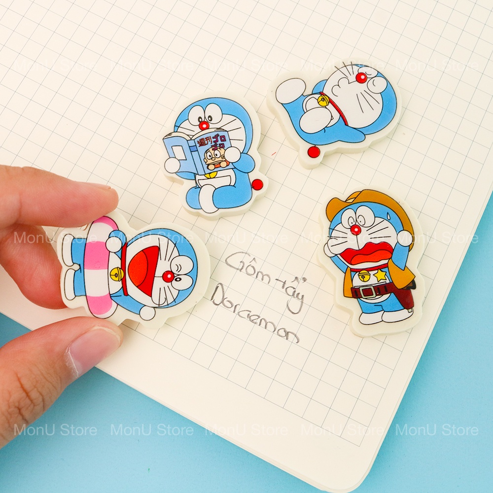 Cute eraser and pencil eraser shaped like DORAEMON and DOREMI MON0310 ...