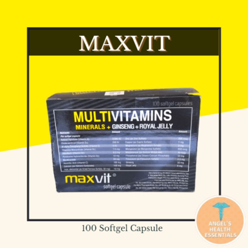 SALE Maxvit Softgel Capsule Sold per 10 Pieces | Shopee Philippines