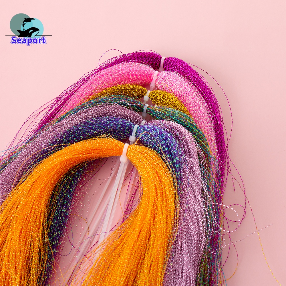 Crystalline Flasher Strings, Metallic Pearl String, Fly Tying Material ...