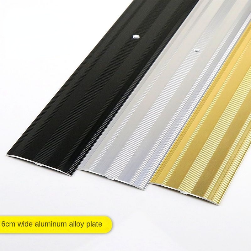 6cm Widened Flat Aluminum Alloy Wood Floor Threshold Joint Layering ...