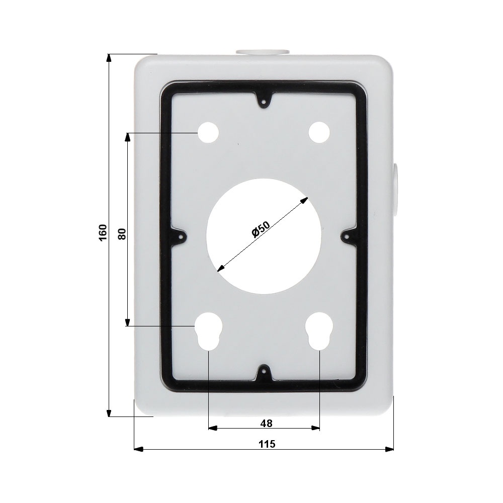 Dahua DH-PFA120 Junction Box | by EJD | Shopee Philippines