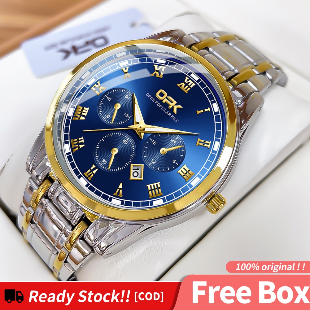 OPK Watch For Men Water Proof Relo for Man Original Business Genuine ...