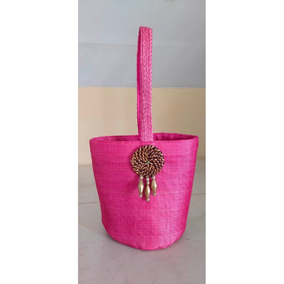 Mazzy Round Handbag with nito design | Shopee Philippines