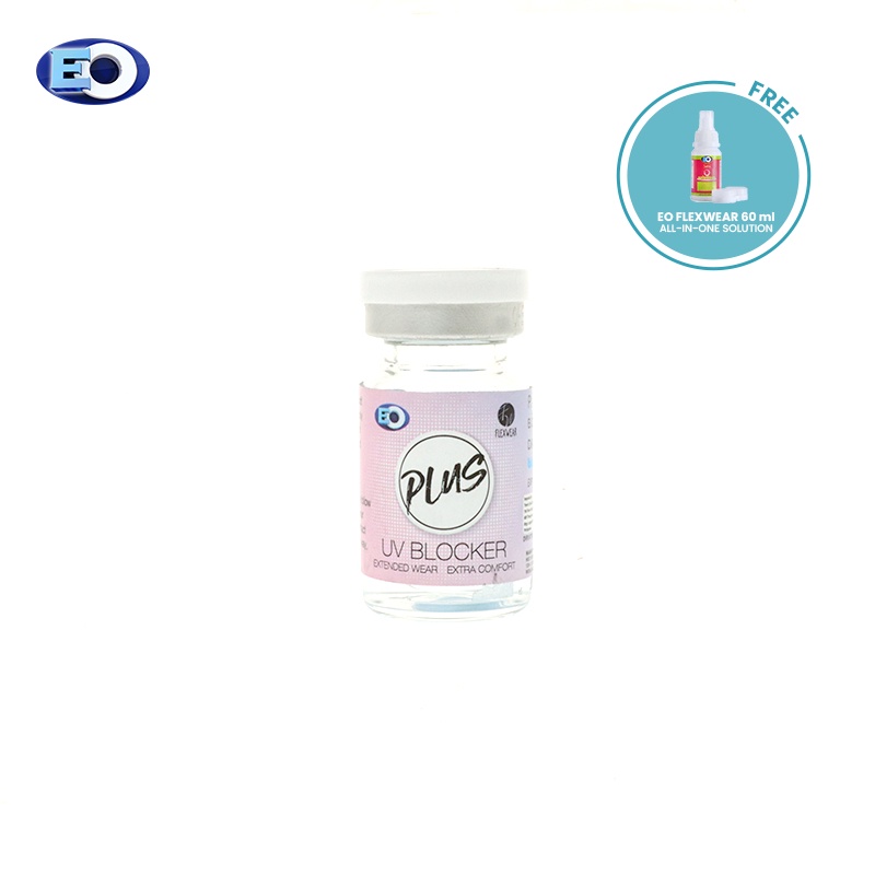 EO Flexwear Plus Clear Graded Contact Lens with FREE Solution (-0.50 to ...
