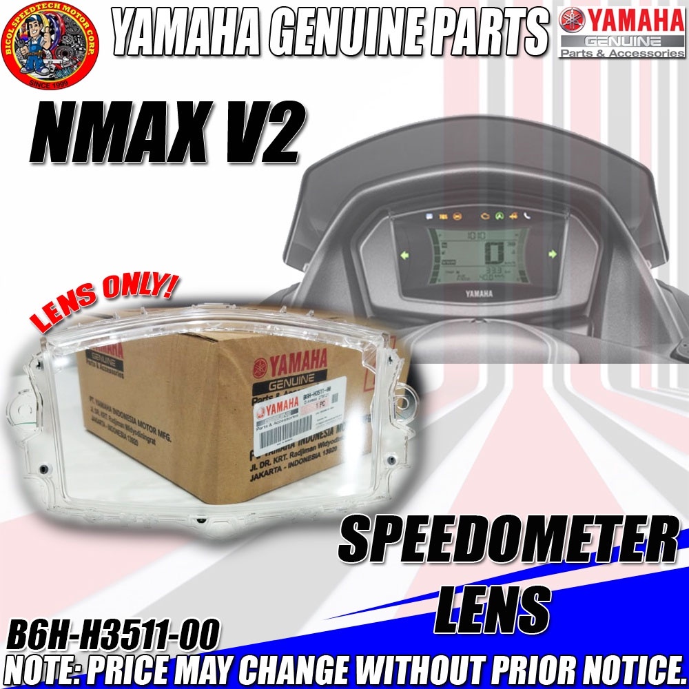 NMAX V2 2020 SPEEDOMETER LENS (YGP) (GENUINE: B6H-H3511-00/ B6H-H3511 ...