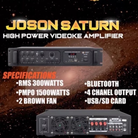 JOSON SATURN/SATURN MINI Professional Digital Power Amplifier 1500W ...