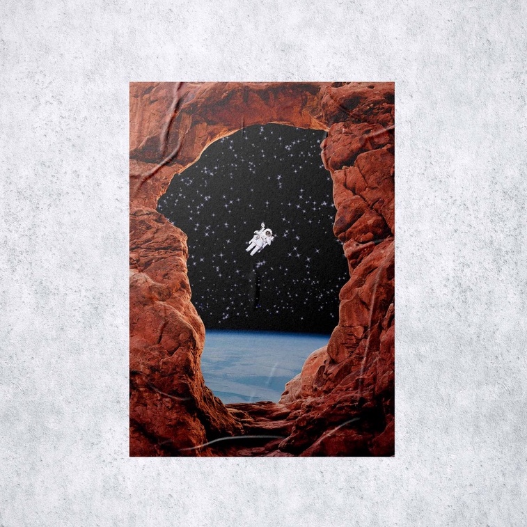 A3 Poster | Cave in Space with | Shopee Philippines