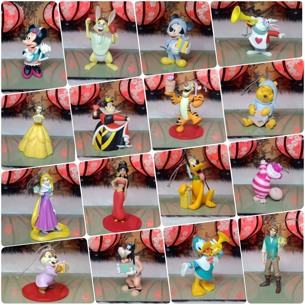 ASSORTED DISNEY COLLECTIBLES VINYL RESIN FIGURES ORNAMENTS KEY CHAIN ...