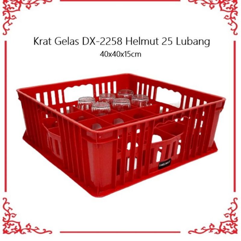 Thick glass crate contains 25 holes | Shopee Philippines