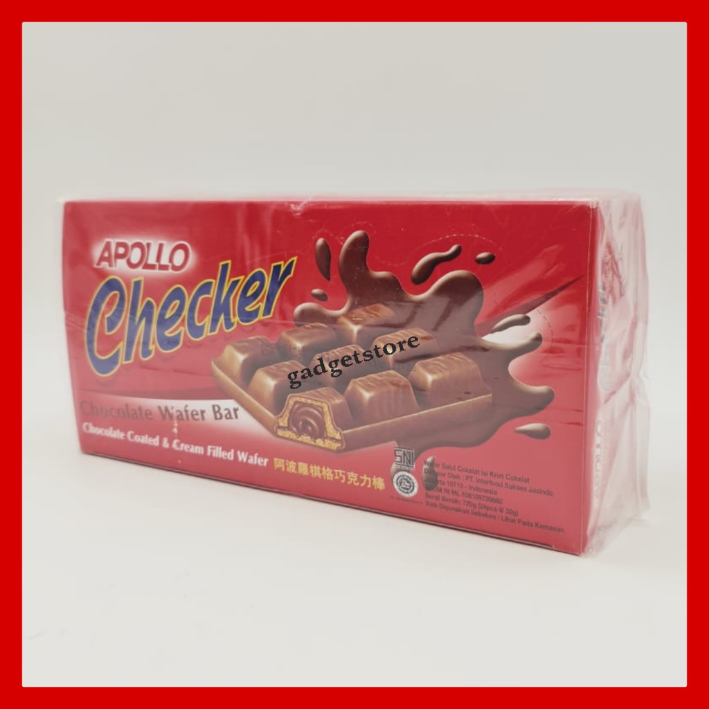Apollo Chocolate Wafer Bar 720gr contains 24 pcs | Shopee Philippines