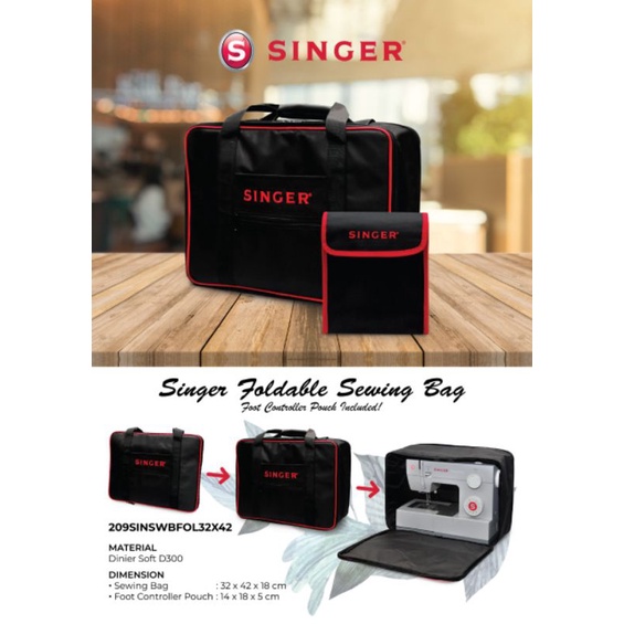 Portable Singer Bag / Singer Foldable Sewing Bag | Shopee Philippines