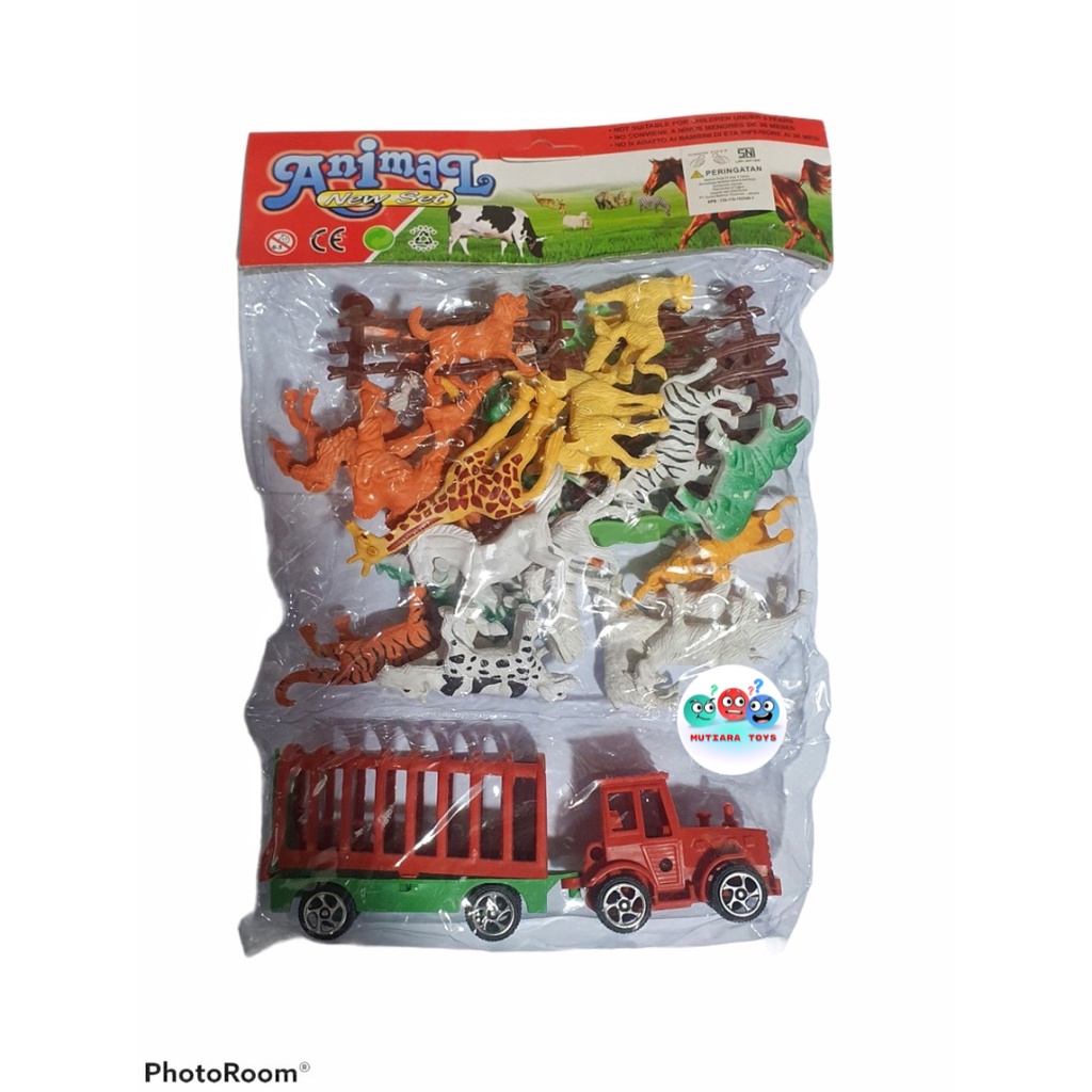 MUTIARATOYS New Animal Toys Set of 24 animals No.8618 | Shopee Philippines