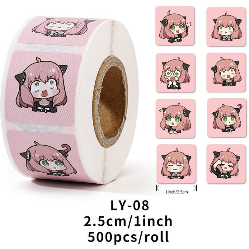 500Pcs/Pack SPYxFAMILY Loid Forger Anya Forger Yor Forger Anime Theme ...