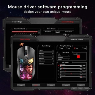 Ziyoulang M5 Wired Gaming Mouse 12000 DPI 16 RGB Backlit Ultralight ...