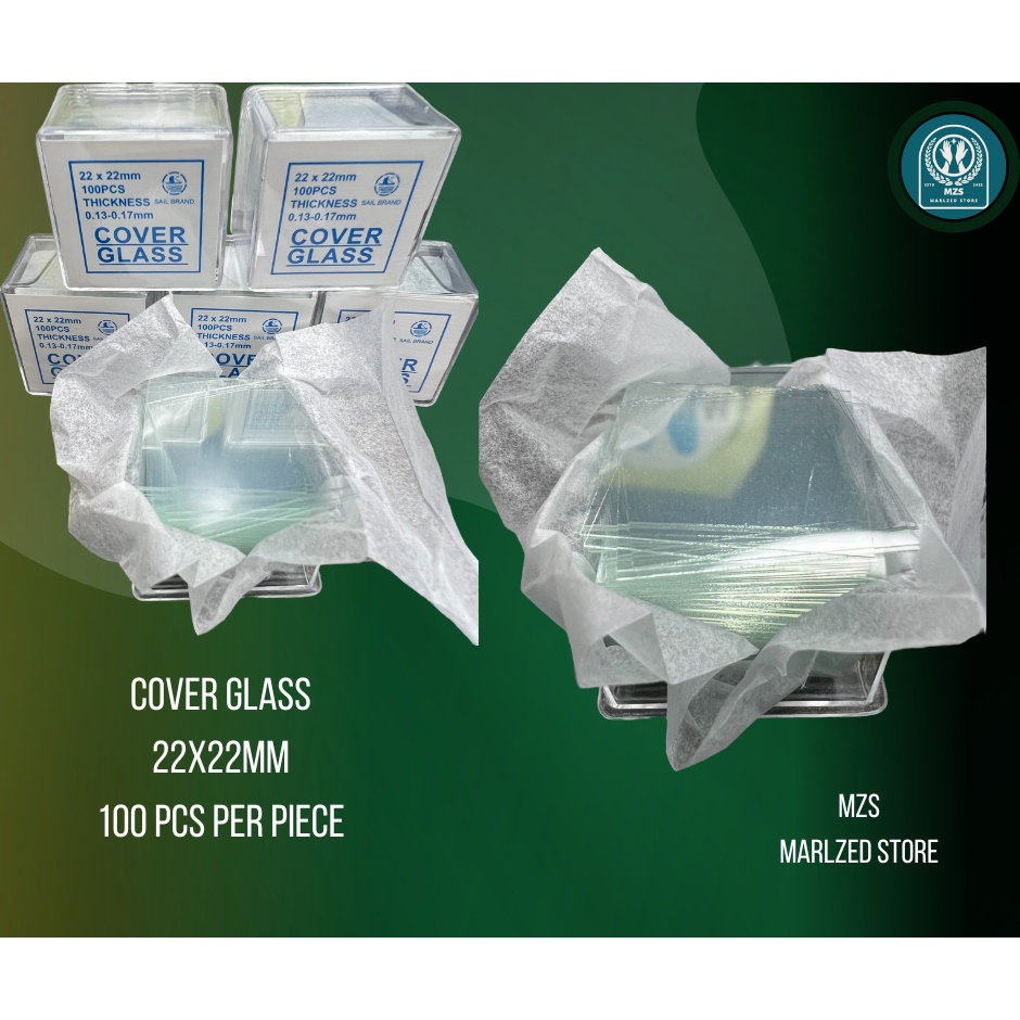 COVER GLASS 22X22MM (100PCS) | Shopee Philippines