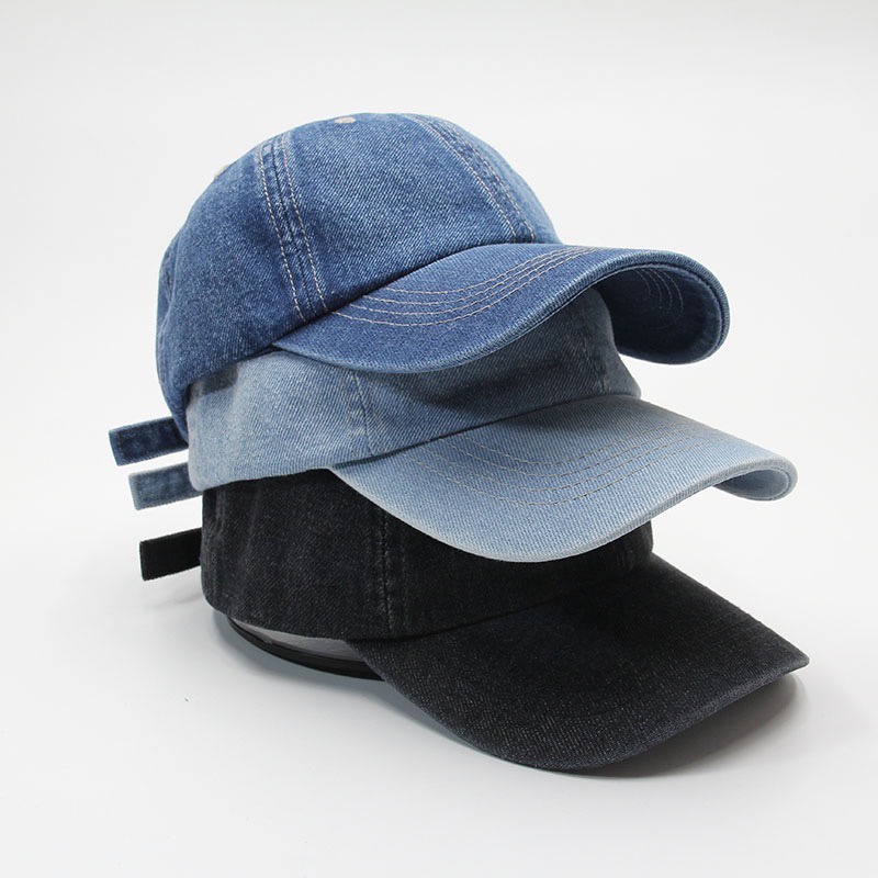 Basic Denim Baseball Cap | Shopee Philippines