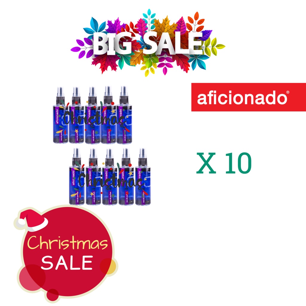 Aficionado F2 F4 F10 F28 F35 F55 F60 F68 (Christmas Gift Box 10ml x 10 ...
