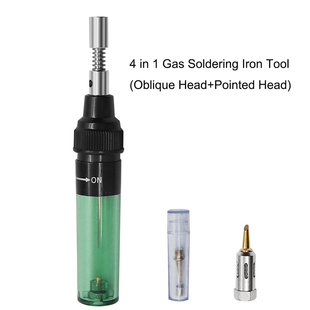 4 in1 Gas Soldering Iron Kit Tip Pen Complete Set Tool Solding Iron Set ...