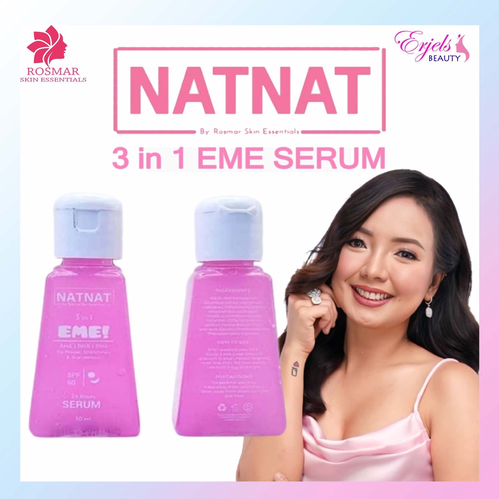 Natnat by Rosmar EME 3in1 Serum 30ml (AHA | BHA | PHA Serum) | Shopee Philippines