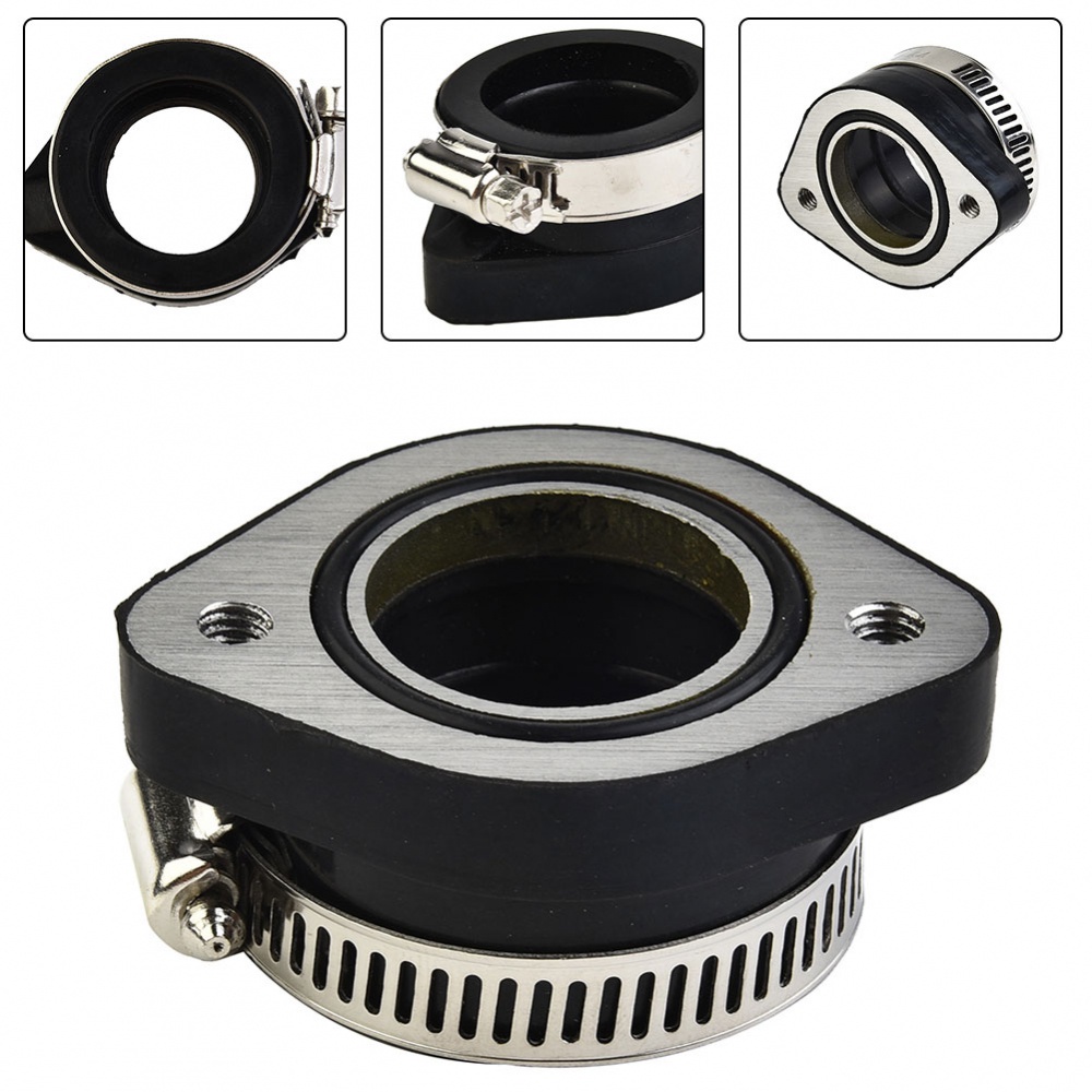 Motorcycle Carburetor Intake Manifold Flange Adapter PE Universal 48mm ...