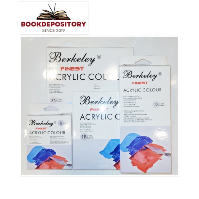 Berkeley Finest Acrylic Colour Set | Shopee Philippines