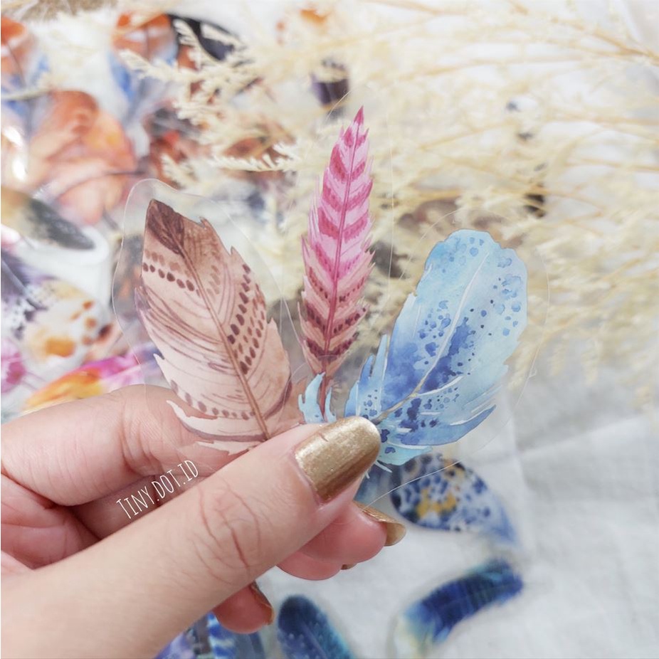 Deco Sticker - Assorted Feathers (12 pcs) | Shopee Philippines