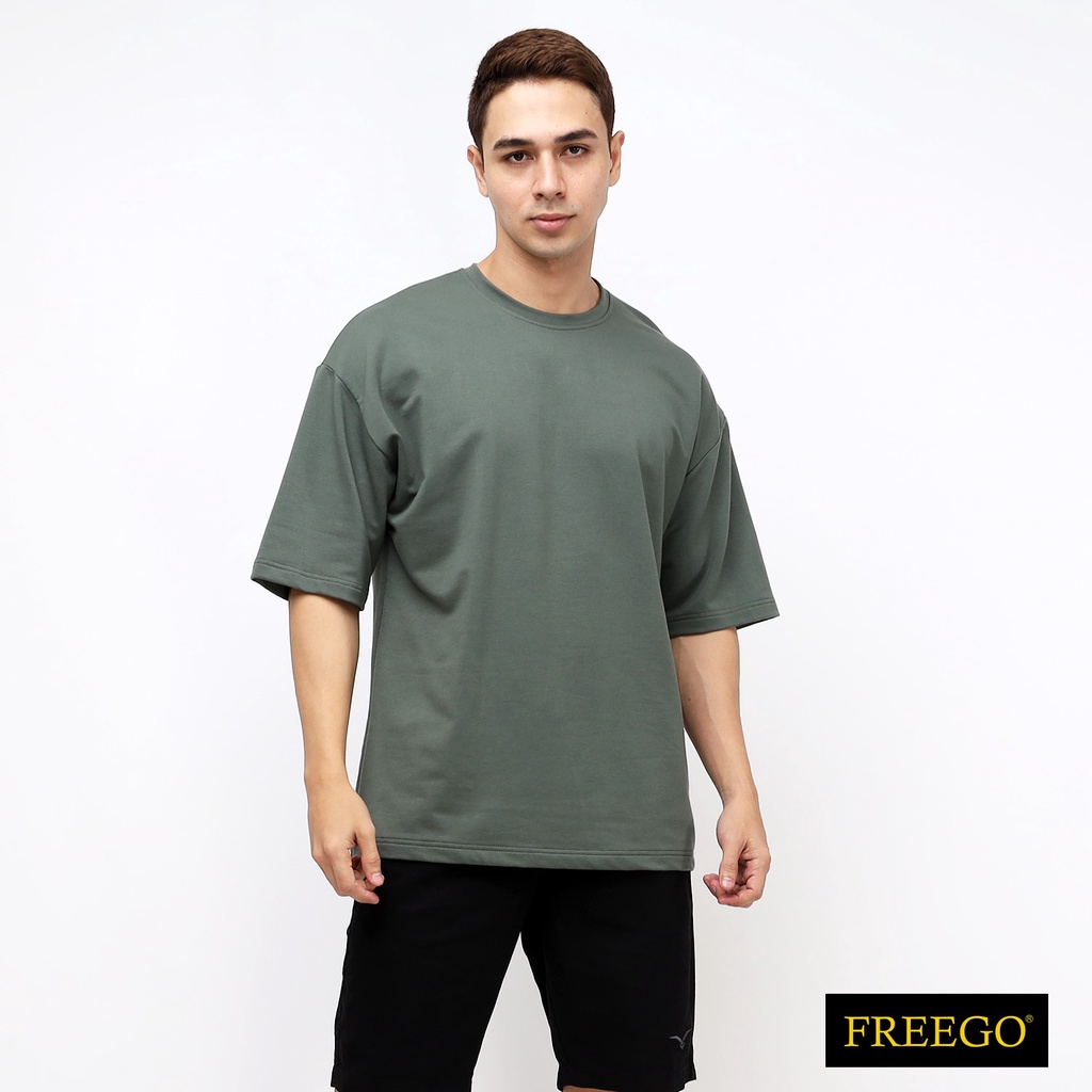 Freego Mens Roundneck Oversize Tee GMT02-0001 | Shopee Philippines