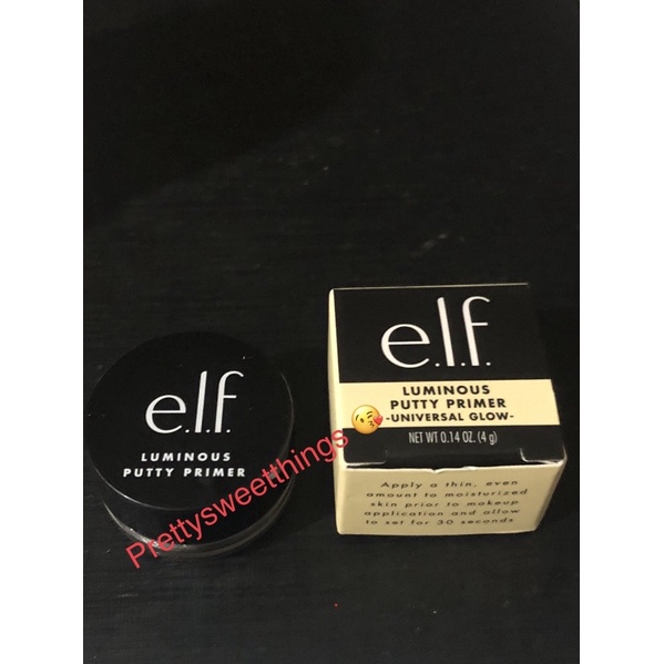 ELF PORELESS PUTTY PRIMER LUMINOUS UNIVERSAL GLOW 4g | Shopee Philippines