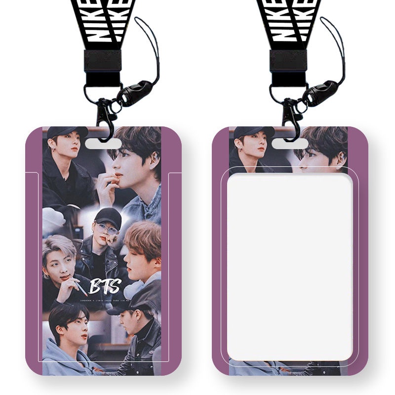 K-Pop BTS Student School ID Card Employee ID Card Holder Bank Credit ...