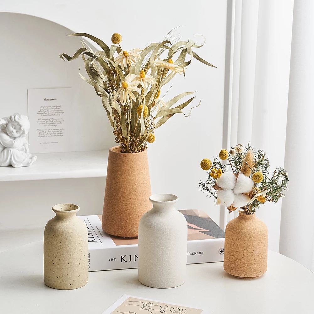 Ceramic Flower Vase Nordic Creative Minimalist Vases Modern Home Table ...
