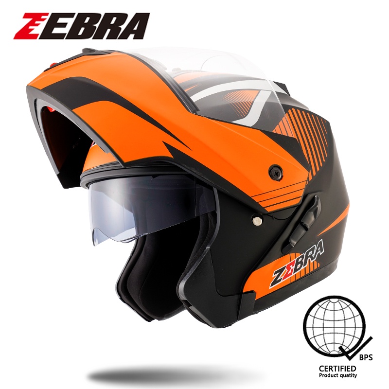 ZEBRA YM-602 Modular helmet full face helmet dual visor Unisex helmet ...
