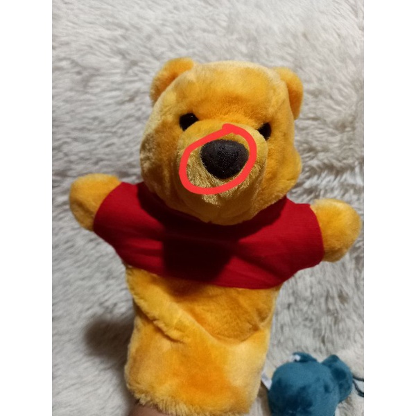 Character Hand puppets preloved minnie moomin bart pluto bob the ...