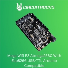 Circuitrocks Mega Wifi R3 Atmega2560 With Esp8266 USB-TTL Arduino Compatible | Shopee Philippines