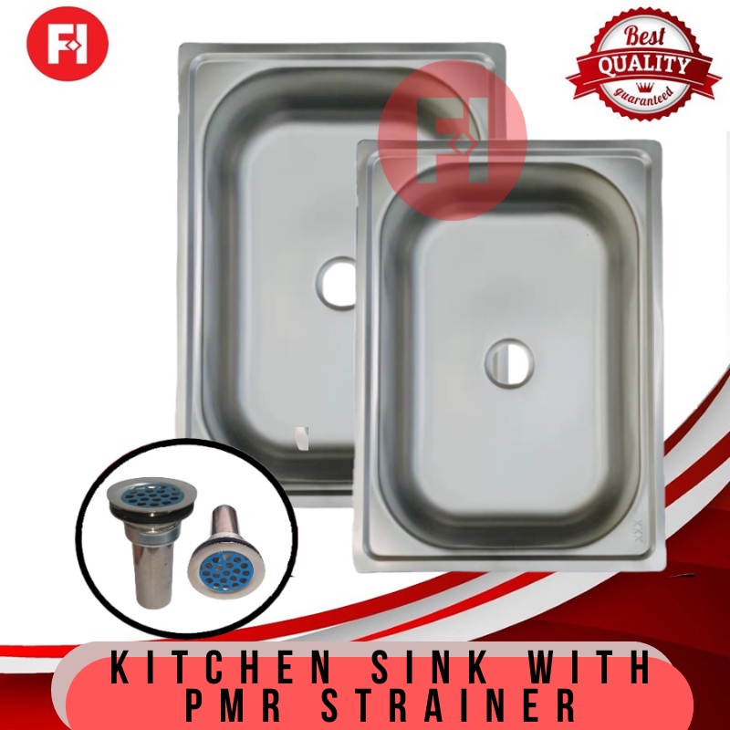 CXC304 Stainless Steel Kitchen Sink Size 16x24 and 14x20 with PMR ...