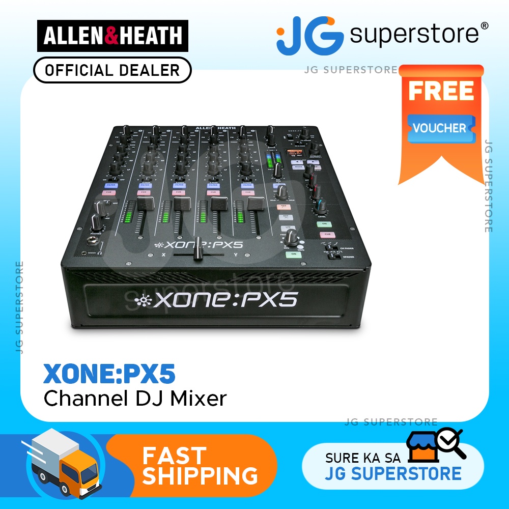 Allen & Heath Xone PX5 4-channel Professional Analog DJ Mixer with ...